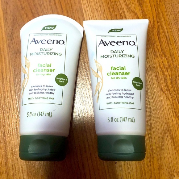 Skincare | Aveeno Daily Moisturizing Facial Cleanser 5 Fl Oz X 2 | Poshmark
